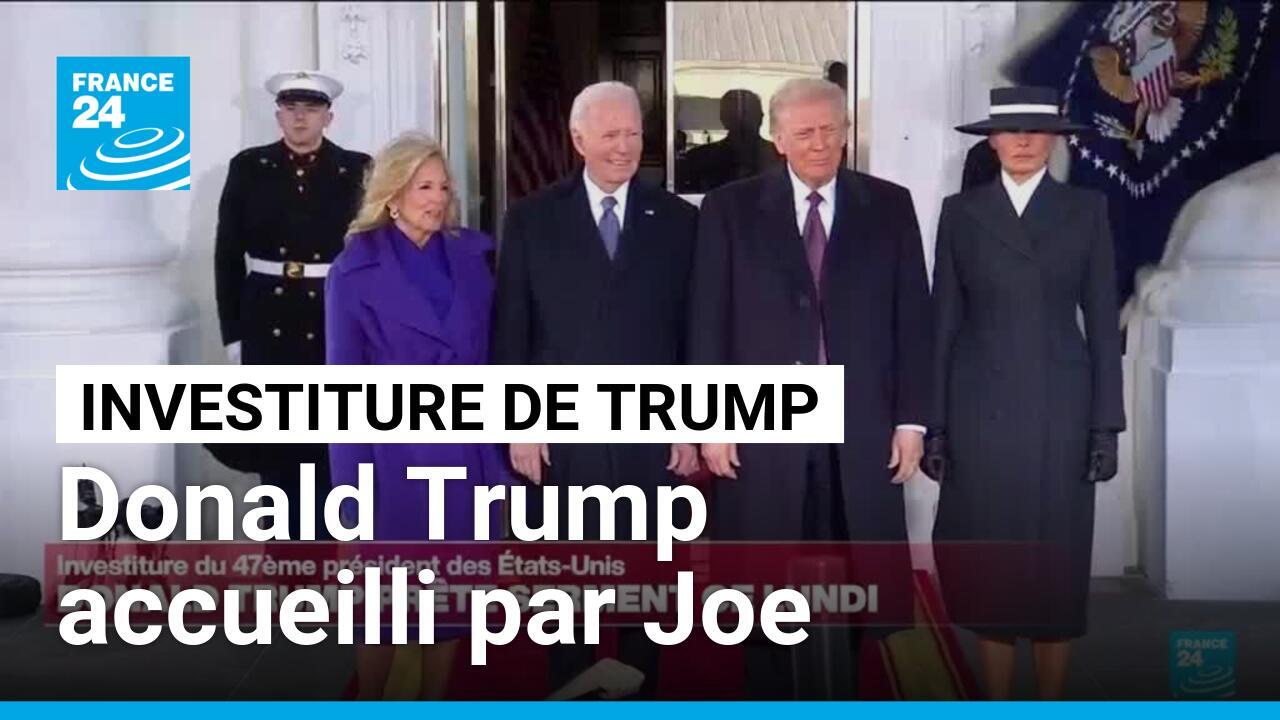 États-Unis : Donald Trump accueilli par Joe Biden à la Maison Blanche - France 24